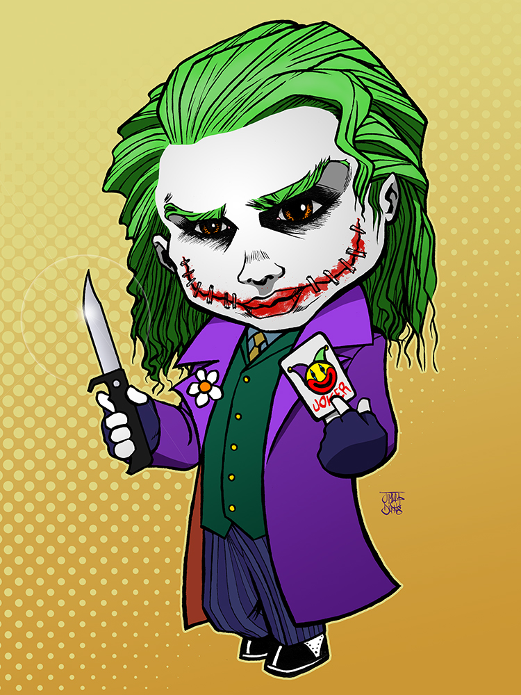 Joker “Dark Knight” Chibi – Image by Jimmy