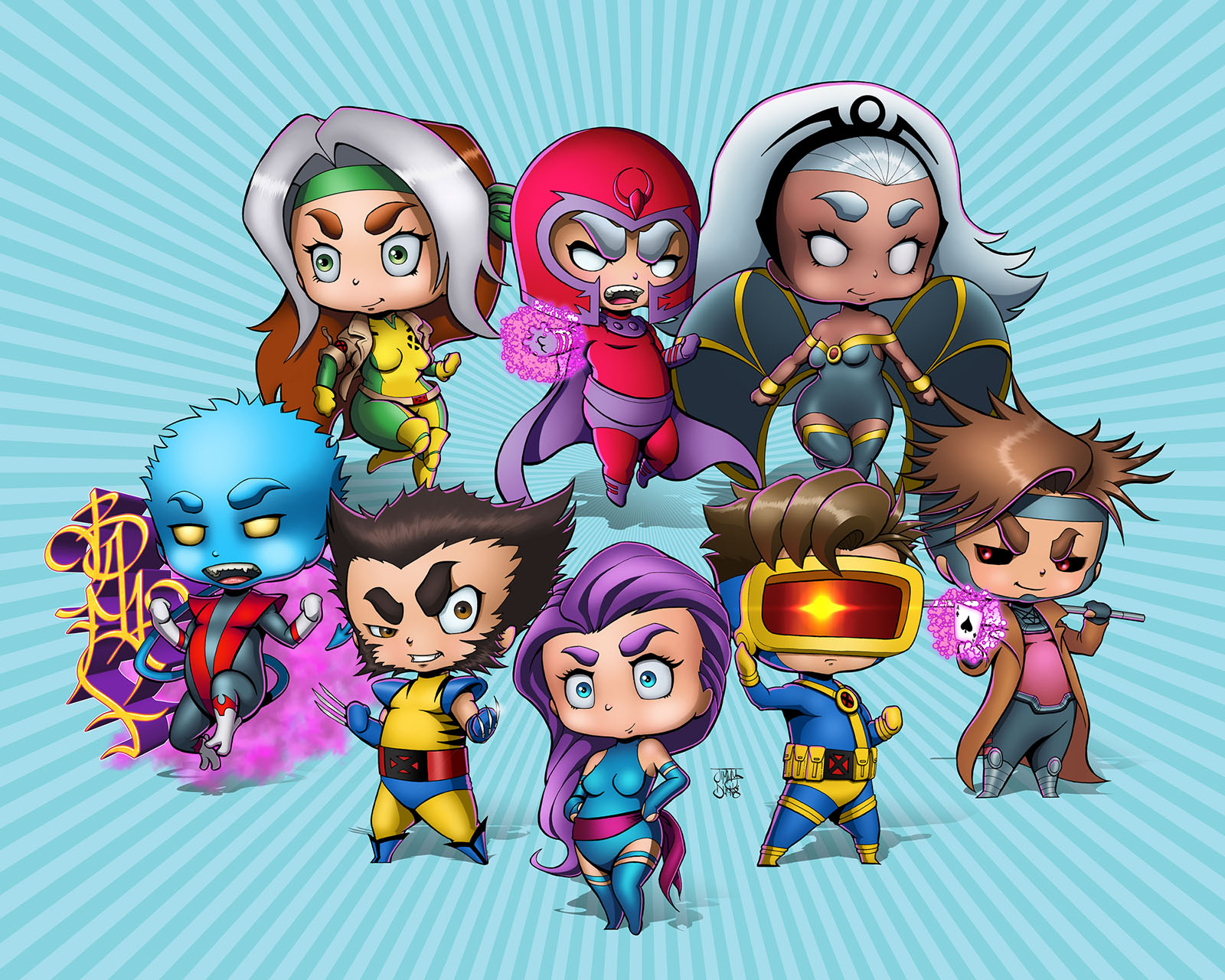 Gagu World X-Men – Image by Jimmy