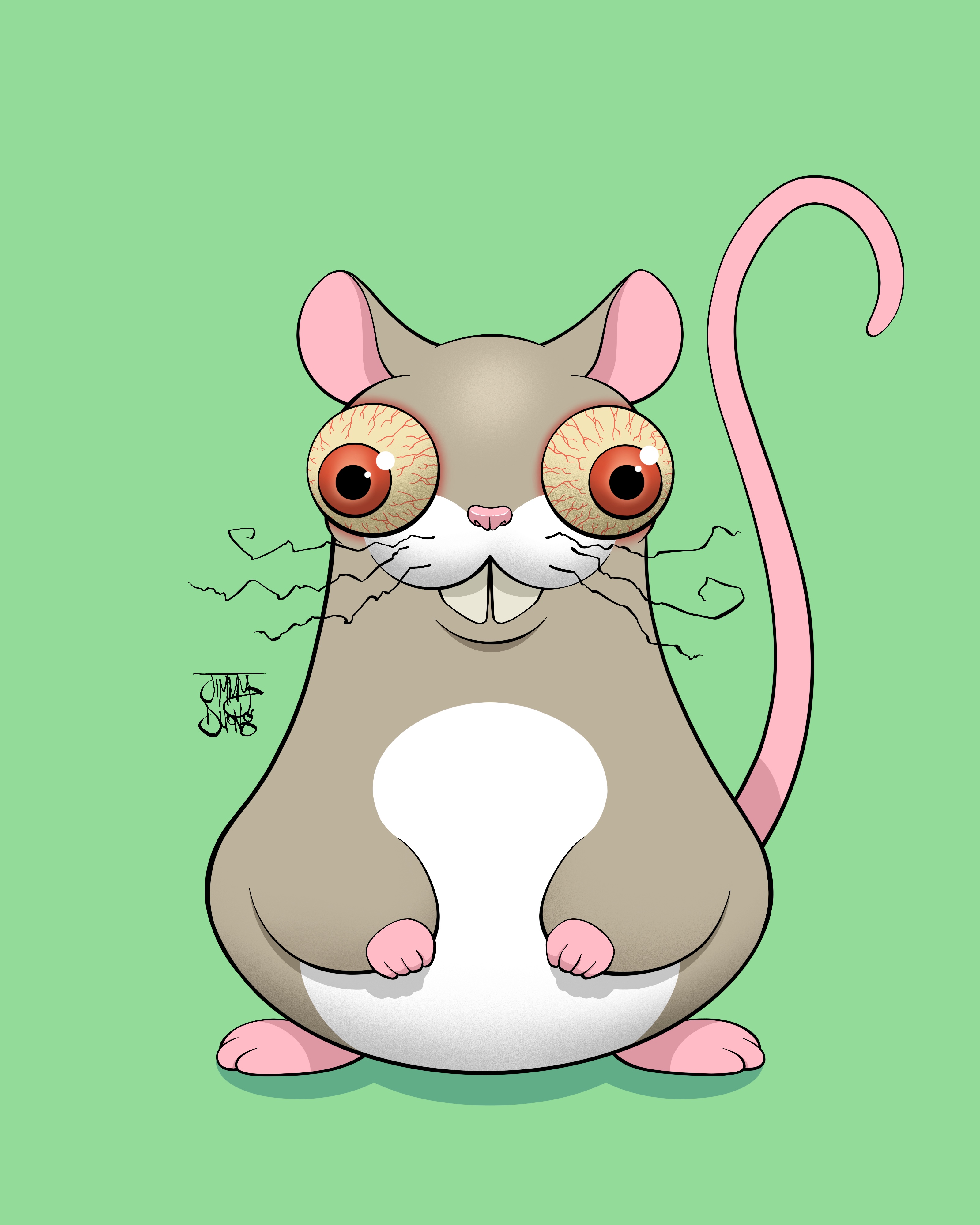 Derpy Mouse – Image by Jimmy